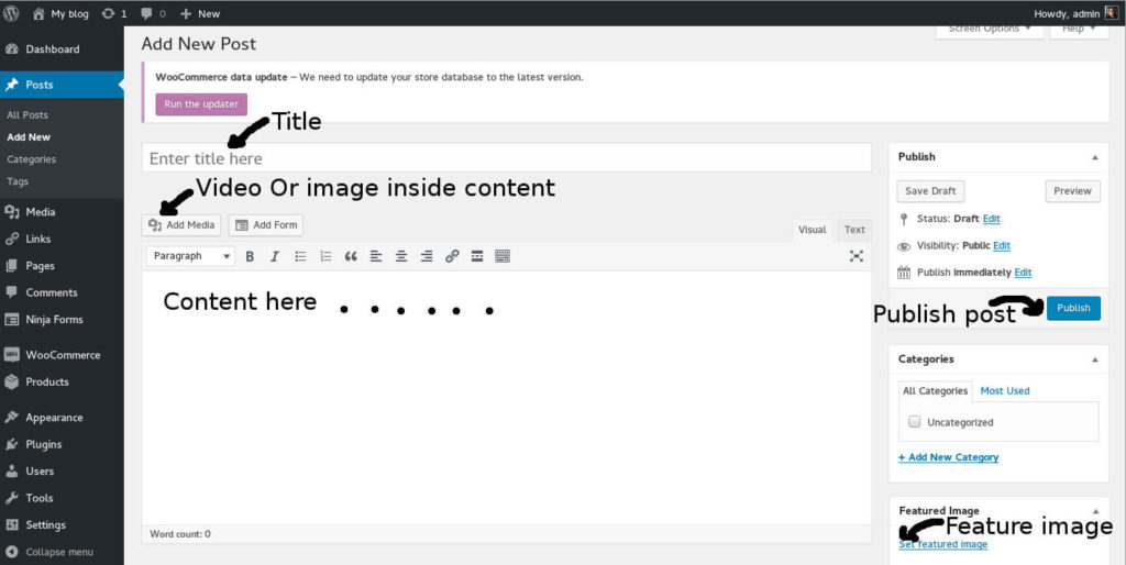 How to Create WordPress Post Tutorial - DDGPRESS