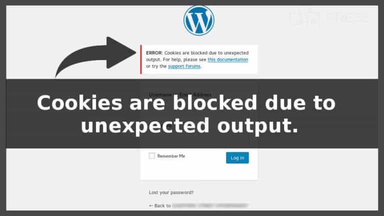 Cookies are blocked due to unexpected output in Wordpress | DDGPRESS